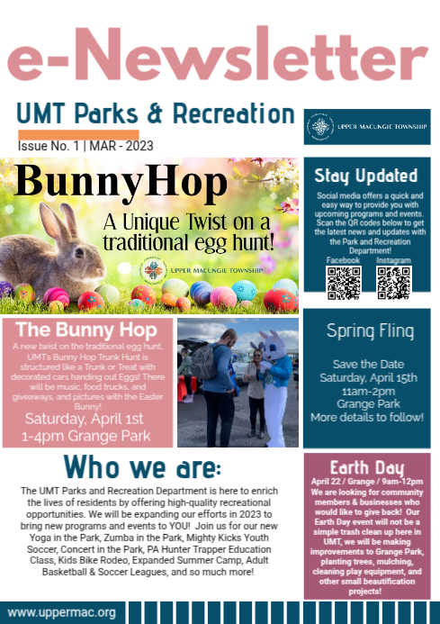 Orange Custom Branded Newsletter Page | PosterMyWall