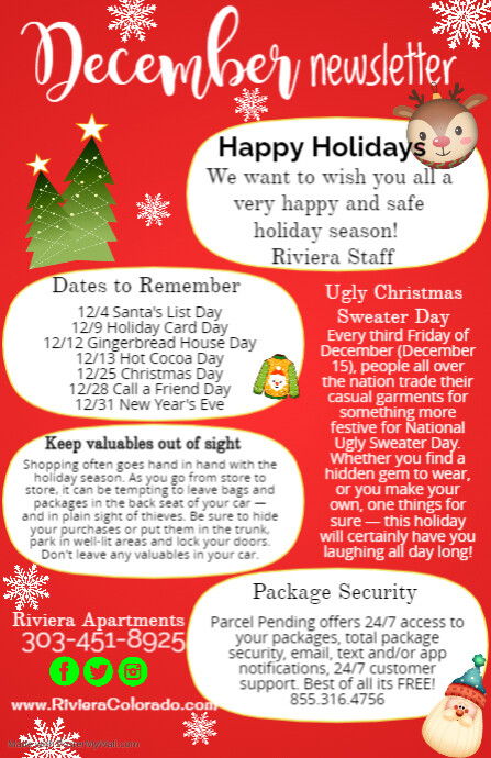 Newsletter, December | PosterMyWall