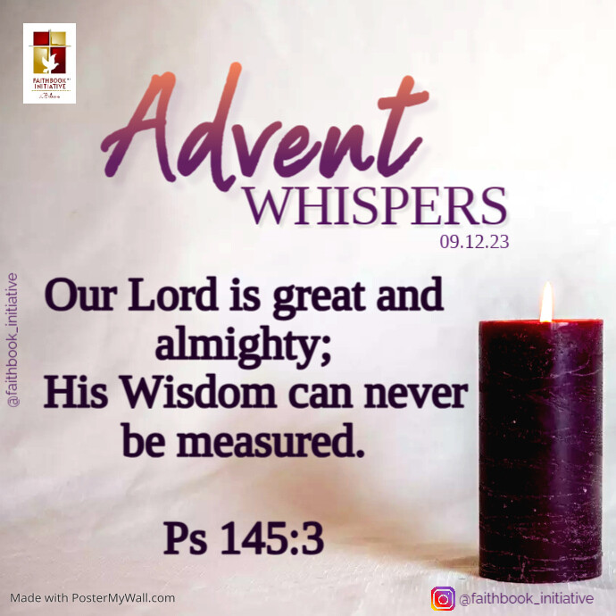 Fourth Sunday of advent flyer (2) | PosterMyWall