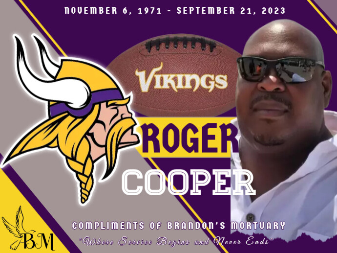 Copy of ROGER COOPER BLANKET | PosterMyWall