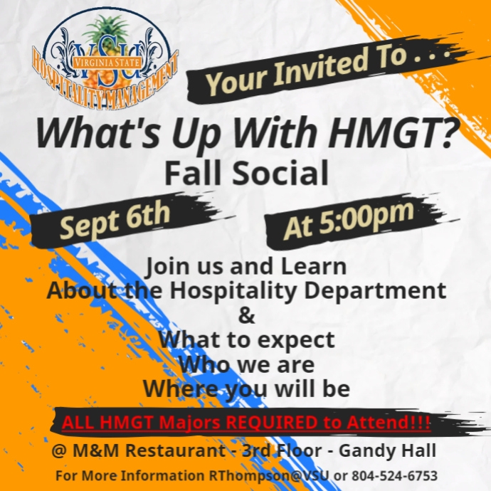 Copy of Welcome Social Fall 2023 | PosterMyWall