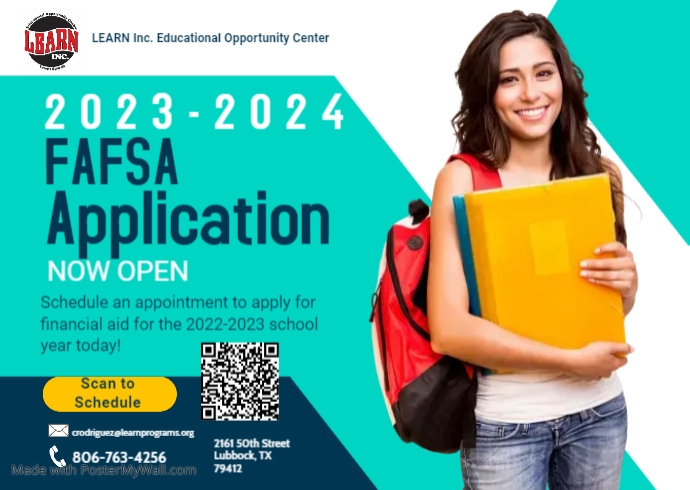 Financial Aid Renewal Postcard | PosterMyWall