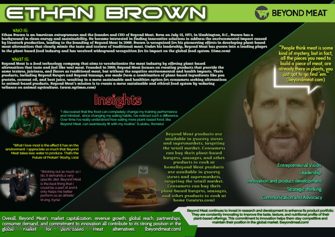 Business Poster - BEYOND MEAT | PosterMyWall