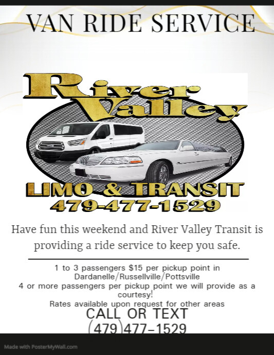 Copy of White limo service flyer | PosterMyWall