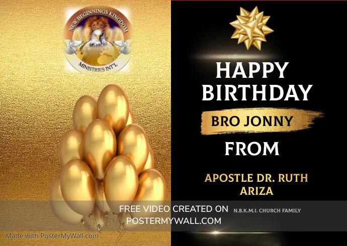 HAPPY BIRTHDAY ad social media TEMPLATE (1) | PosterMyWall