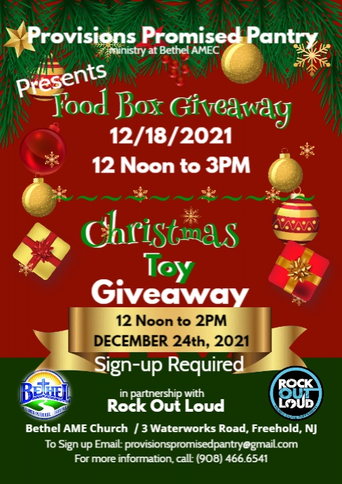 Copy of Holiday Food Box Distribution | PosterMyWall
