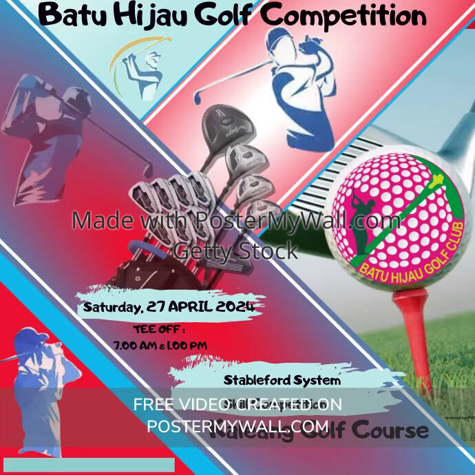 Copy of GOLFING EVENT AD DIGITAL VIDEO SOCIAL MEDIA | PosterMyWall