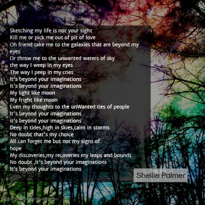 Copy of My Rainbow - Poem | PosterMyWall