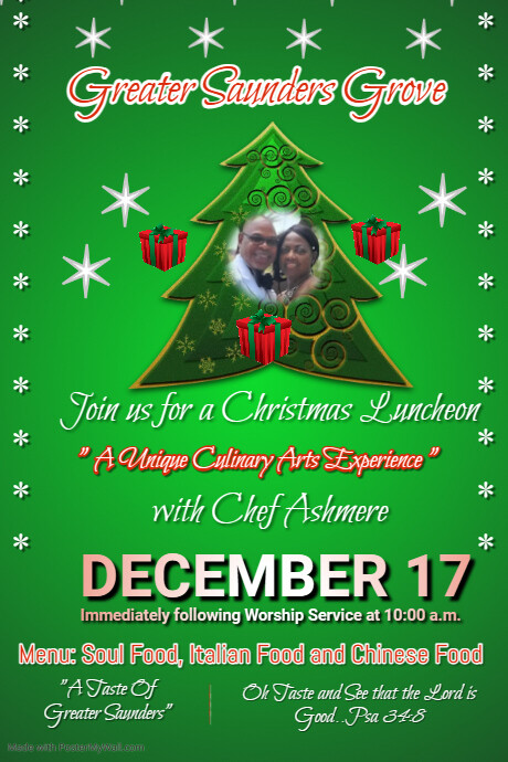 Merry Christmas Dinner | PosterMyWall
