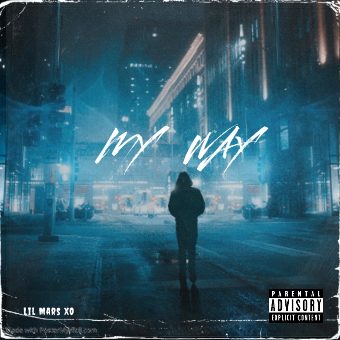 Copy of Copy of Cold night Album cover design template | PosterMyWall