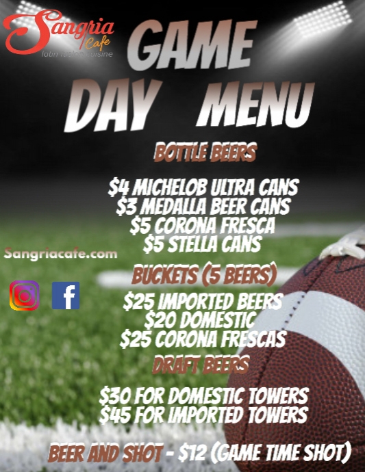 Copy of Copy of monday night football ad | PosterMyWall