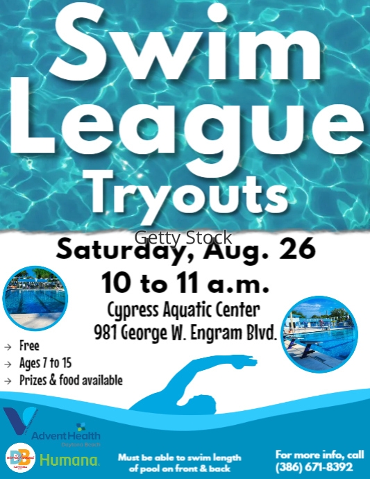 FLYER_Swim LeagueTryouts | PosterMyWall
