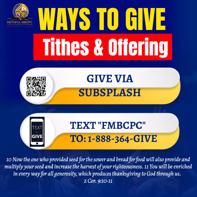 church ways to give flyer template | PosterMyWall