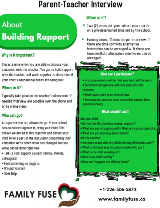 Parent Teacher Interview | PosterMyWall