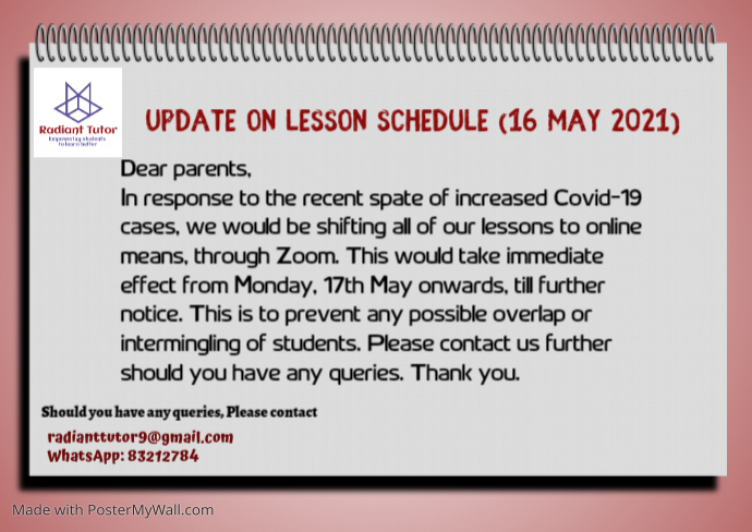 Copy of Copy of School Hobby Timetable Schedule Template | PosterMyWall