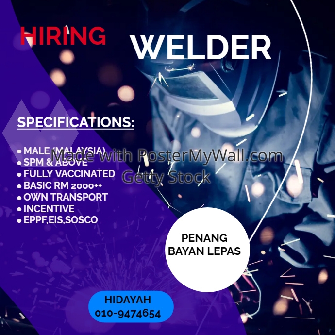 welding school advertisement | PosterMyWall