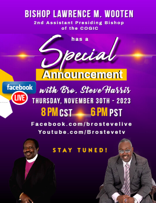 Announcement flyer | PosterMyWall