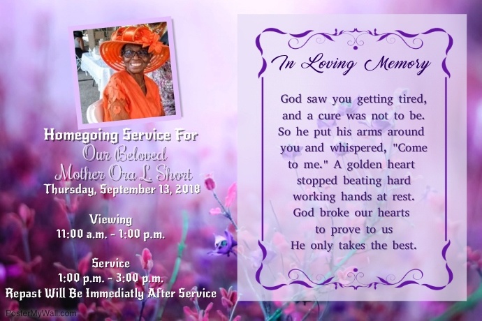 Our Beloved Mother Short | PosterMyWall