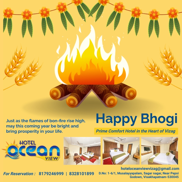Copy of Bhogi, sankranti, pongal, (1) | PosterMyWall