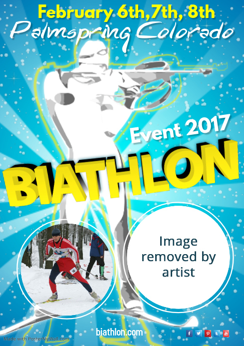 Copy of Biathlon Event Poster Template | PosterMyWall