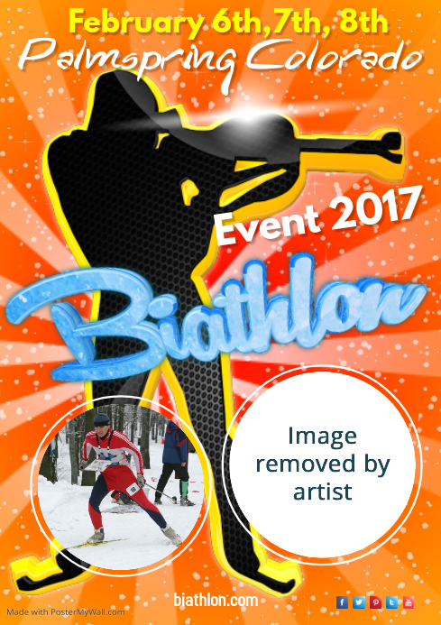 Copy of Biathlon Poster template | PosterMyWall