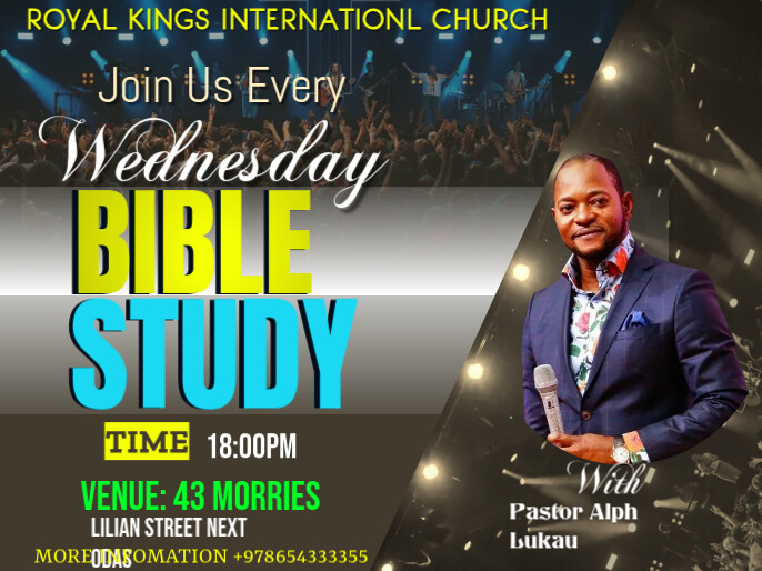 Copy of bibble poster, church, conference,worship | PosterMyWall