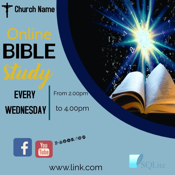 BIBLE Template | PosterMyWall