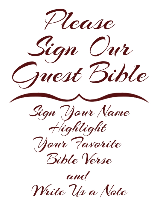 Wedding bible guest book 60 photos - Astyledwedding.com