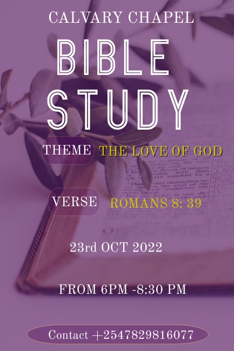 Copy of BIble poster (1) | PosterMyWall