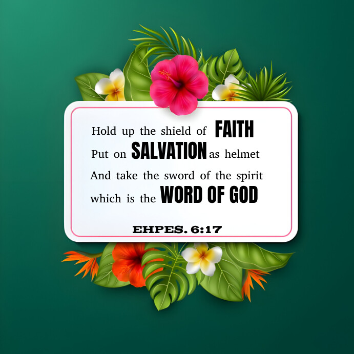 Bible quote Template | PosterMyWall
