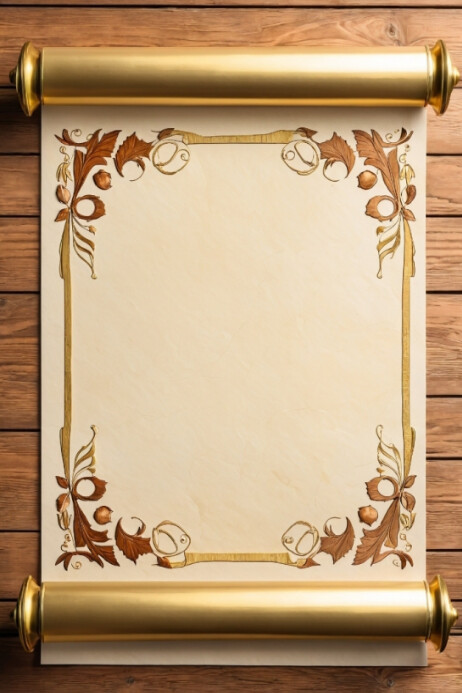 Bible scroll template design | PosterMyWall