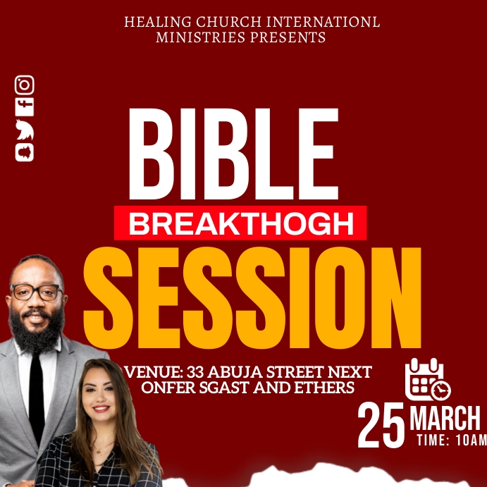 bible session Template | PosterMyWall