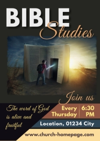 Bible Studies Flyer / Poster Template | PosterMyWall