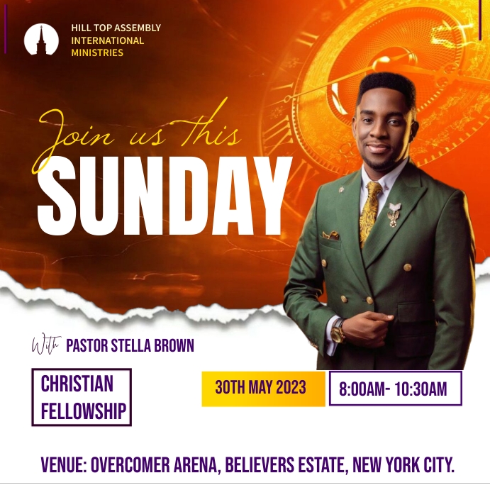 Copy of bible study, church, church event concert con | PosterMyWall