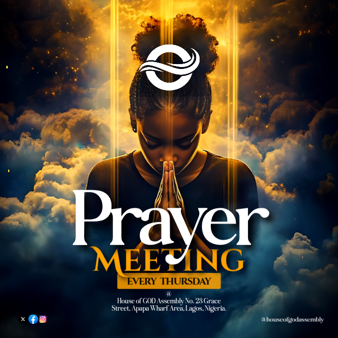 Plantilla de Bible Study, Church, Revival Prayer Worship And Praise ...