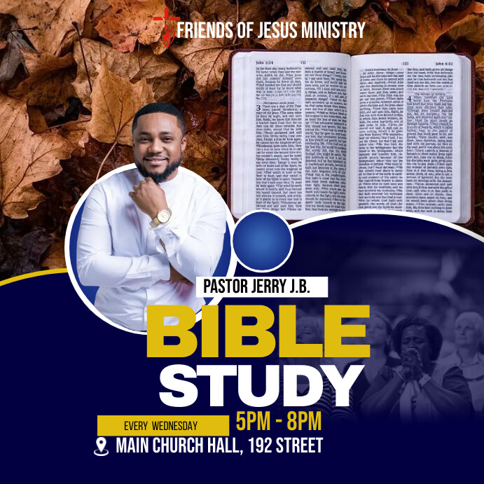 Bible study,church Template | PosterMyWall