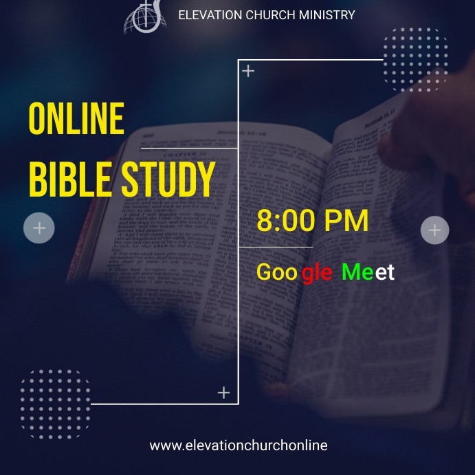 BIBLE STUDY (3) Template | PosterMyWall