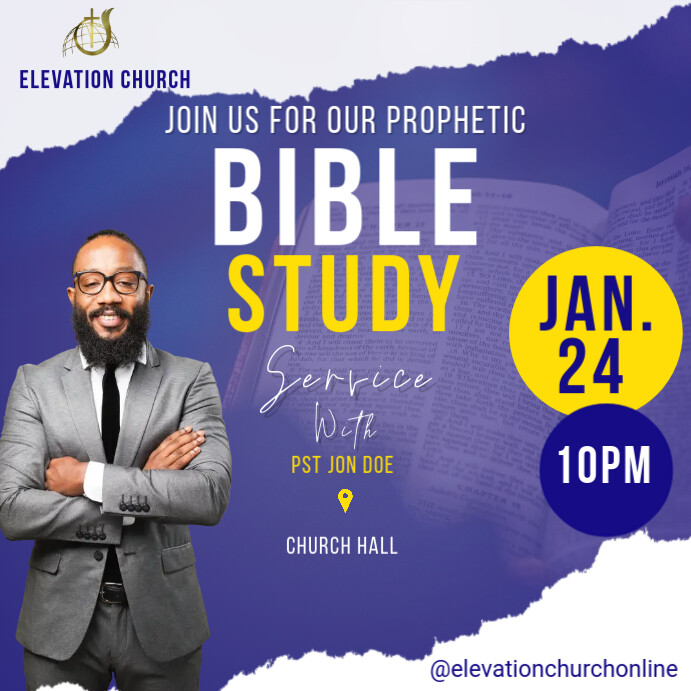 bible Study (3) Template | PosterMyWall