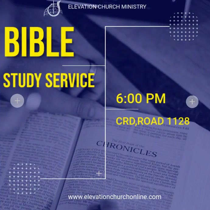 BIBLE STUDY (3) Template | PosterMyWall