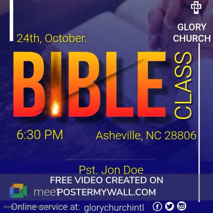 Copy of bible study (6) | PosterMyWall