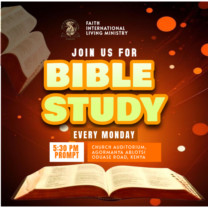 Bible Study 1 Template | PosterMyWall