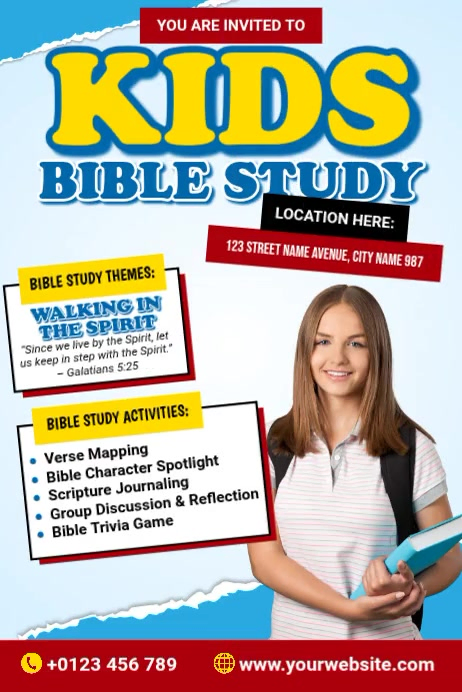 Plantilla de Bible Study Ads | PosterMyWall