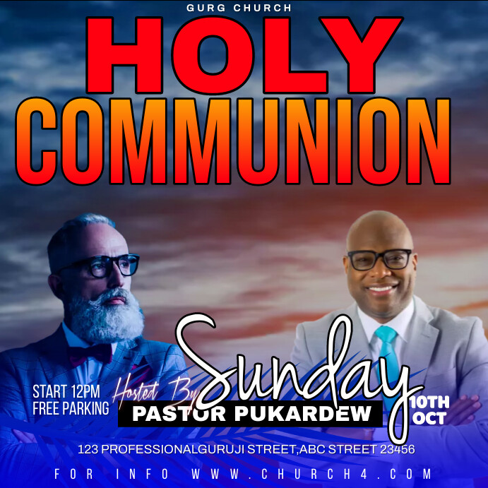 bible study advertisement Template | PosterMyWall