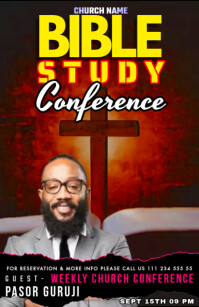 Plantilla de bible study advertisement | PosterMyWall