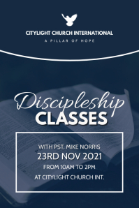 discipleship class flyer Template | PosterMyWall