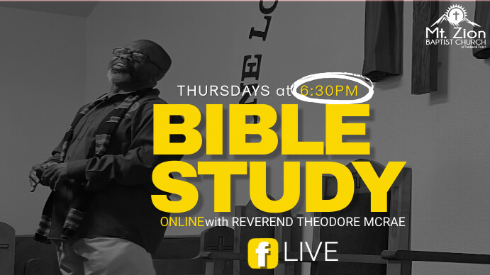 Bible Study Announcement Templat | PosterMyWall