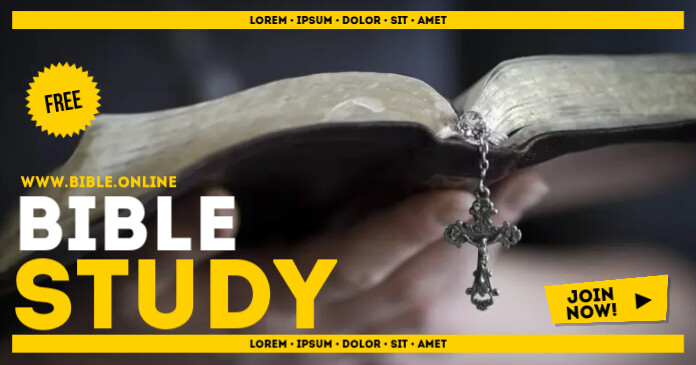 Copy of BIBLE STUDY BANNER | PosterMyWall