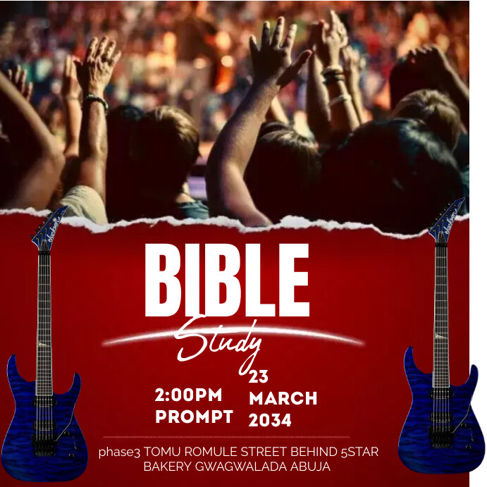 Bible study /church Template | PosterMyWall