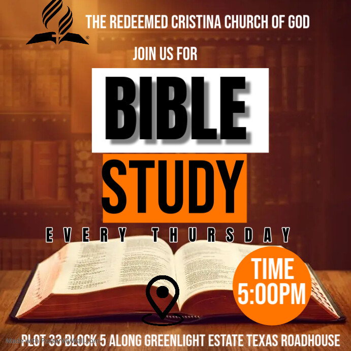 Bible study/church Template | PosterMyWall
