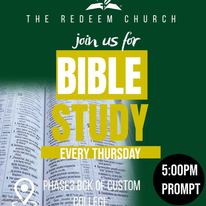 Bible study/church Template | PosterMyWall